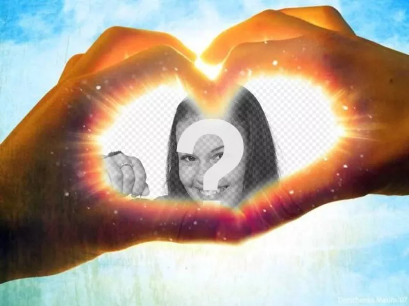 Decorar fotografias en forma de corazon - Fotoefectos