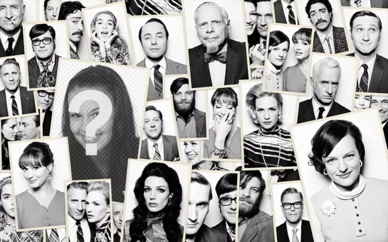 Collage de Mad Men para poner tu foto en el lugar de Donald Draper(Jon ...