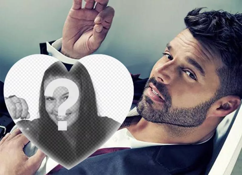 Posa junto al cantante Ricky Martin con estos montajes - Fotoefectos Posa junto al cantante Ricky Martin con estos montajes - Fotoefectos