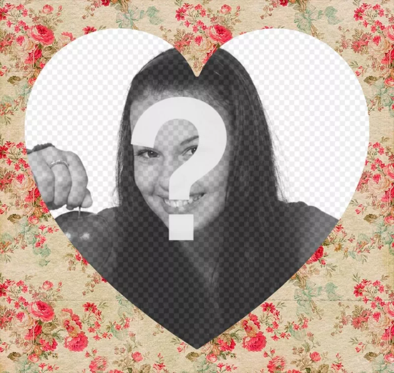 Decorar fotografias en forma de corazon - Fotoefectos