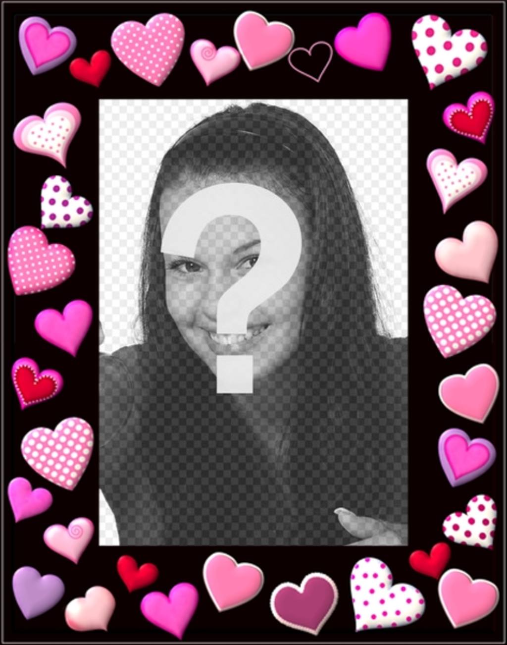 Marcos para fotos de corazones - Fotoefectos