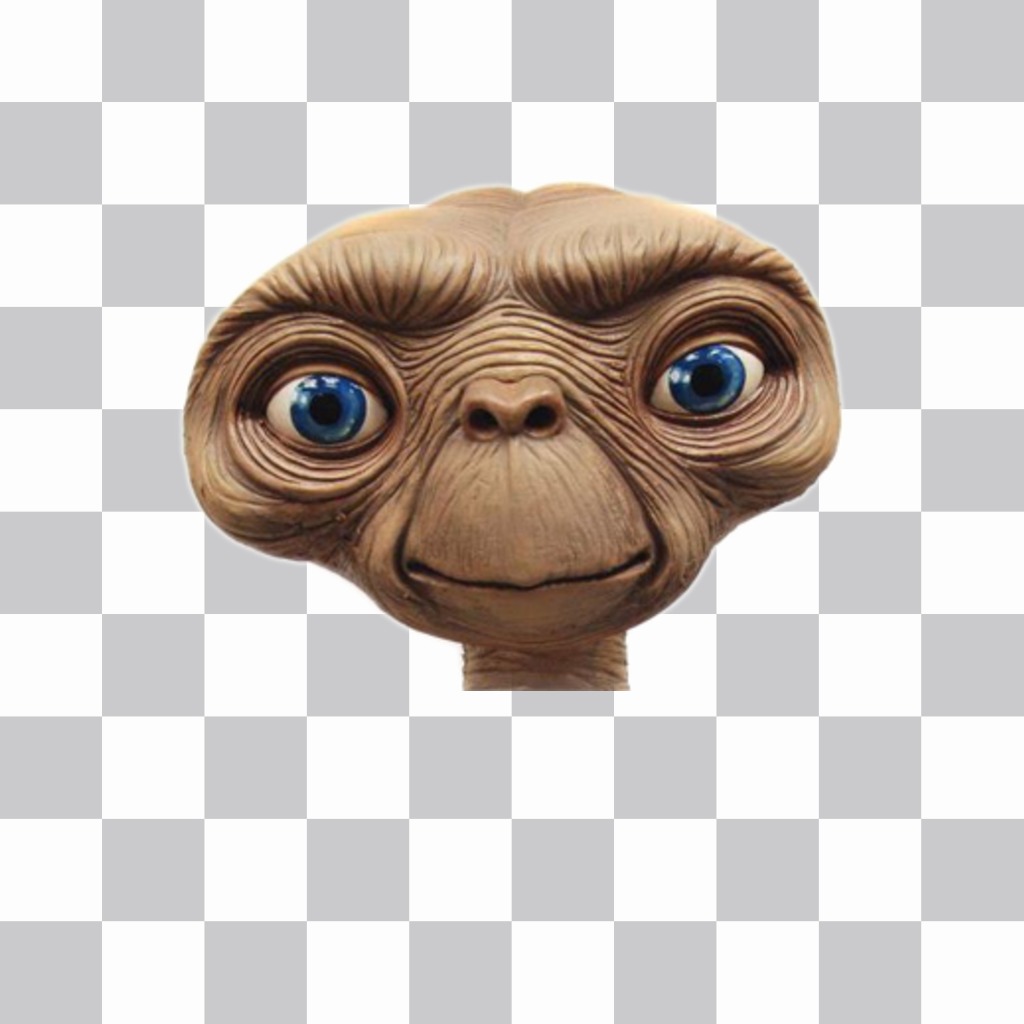 Fotomontaje para poner la cabeza de ET el extraterrestre como un ...