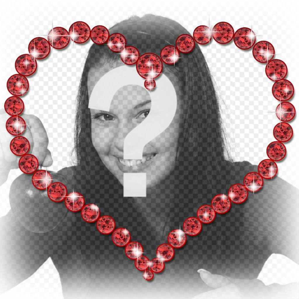 Marcos para fotos de corazones - Fotoefectos
