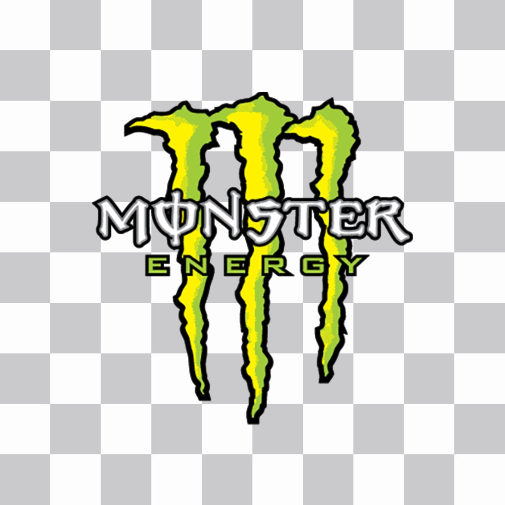 Logo de la marca Monster Energy que puedes pegar en tus imágenes ...