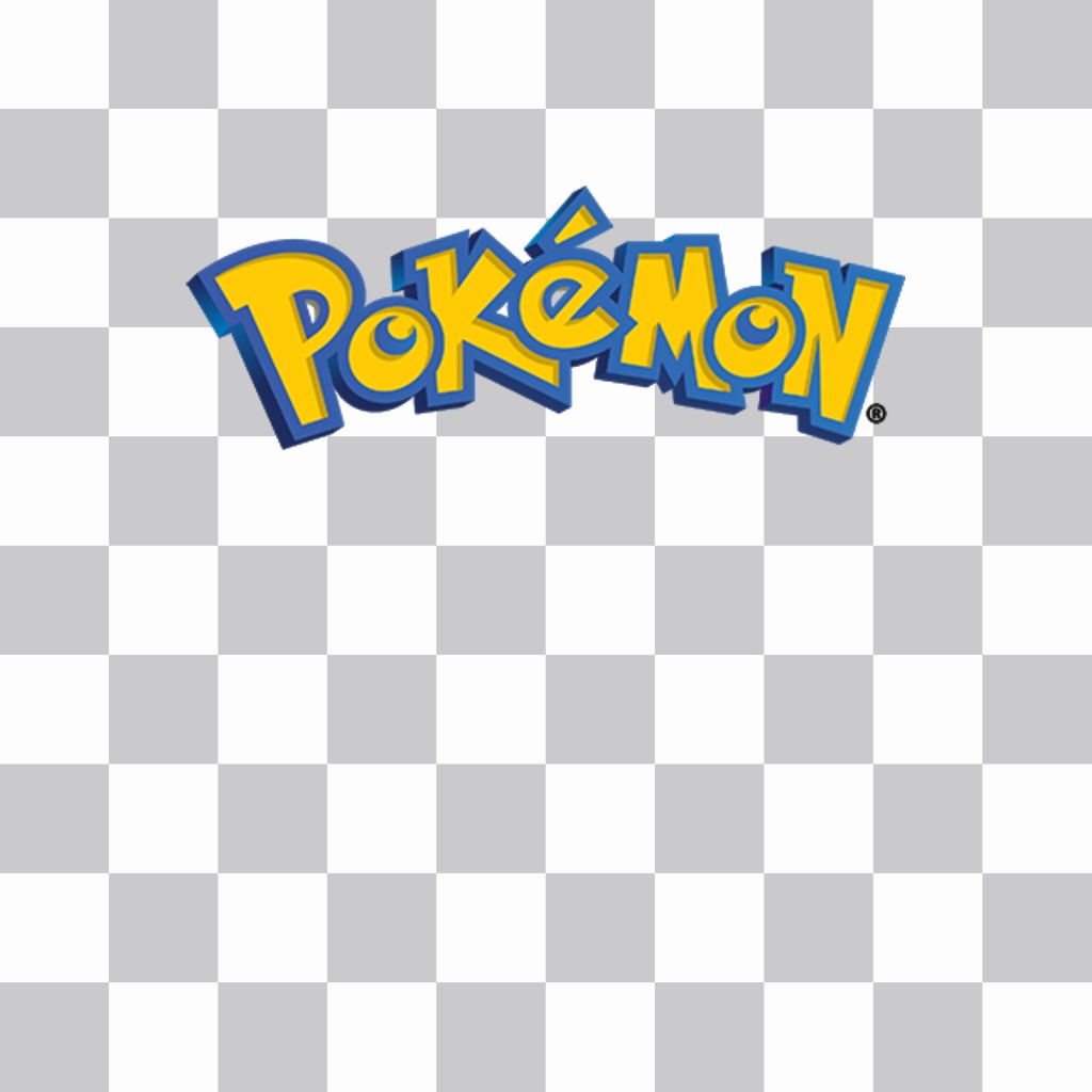 Logo de Pokemon que puedes añadir en tus imágenes gratis - Fotoefectos
